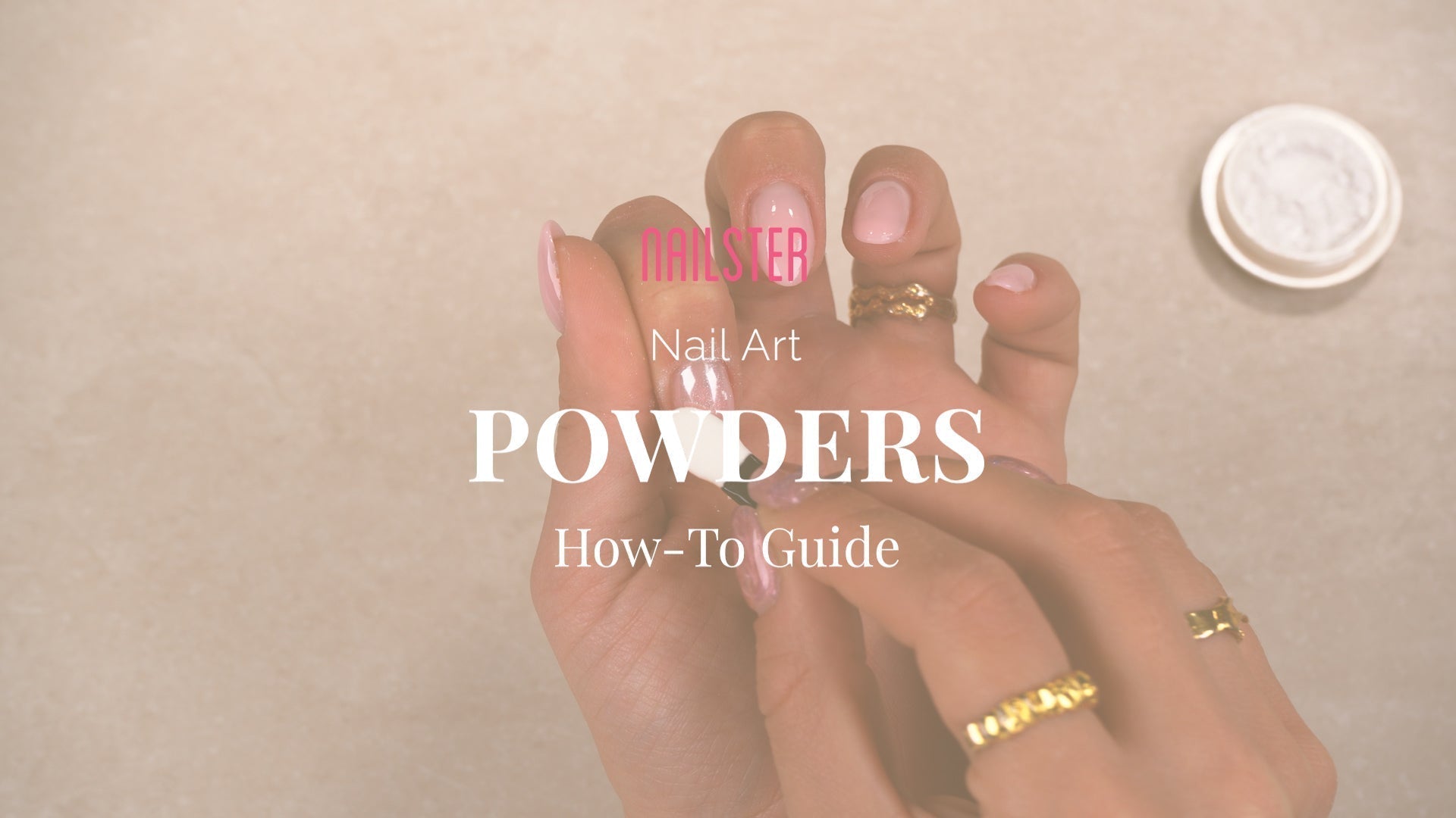 Påføring av Nail Art Powder