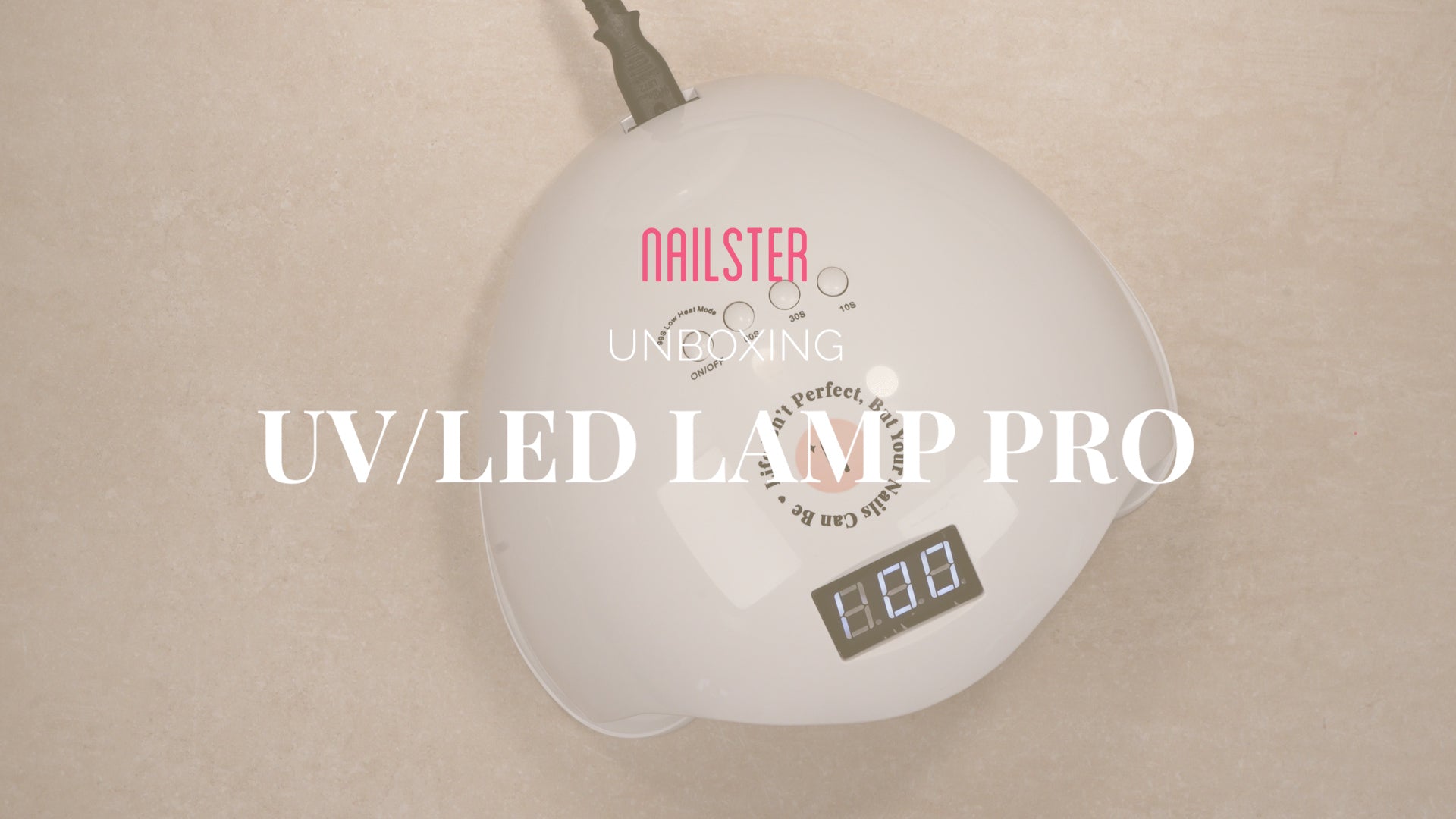 Unboxing UV/LED-lampe Pro